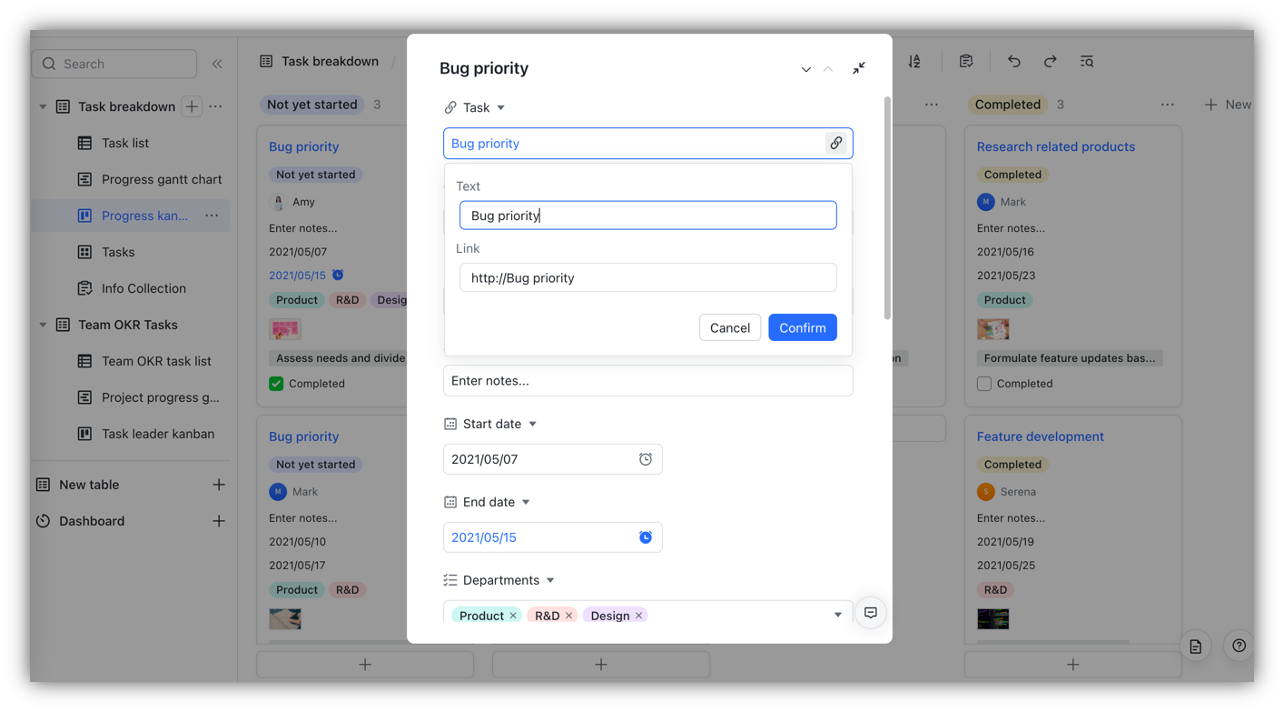 Use link fields in Base